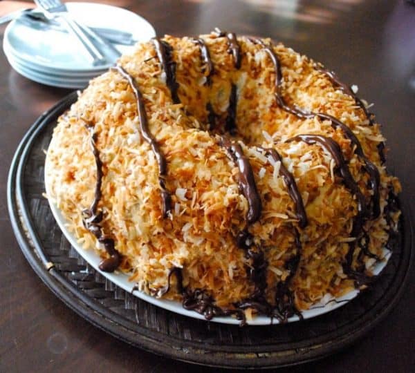 Samoa Bundt Cake (like the cookie, but BETTER!} | Betsy Life