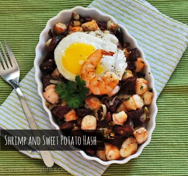 Shrimp and Sweet Potato Hash - Betsylife