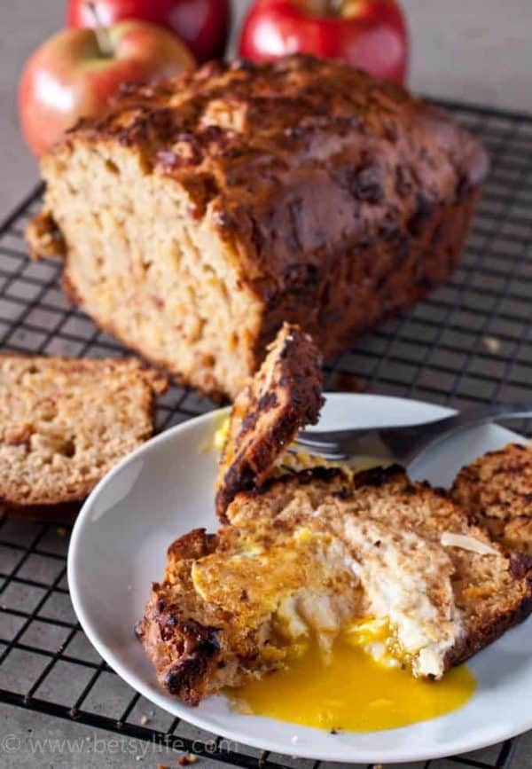 Bacon Apple Cheddar Bread - Betsylife