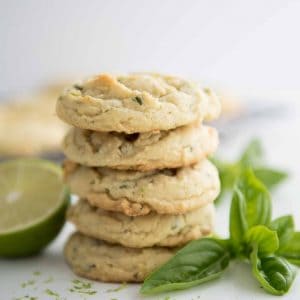 Basil Lime Sugar Cookies | Betsy Life