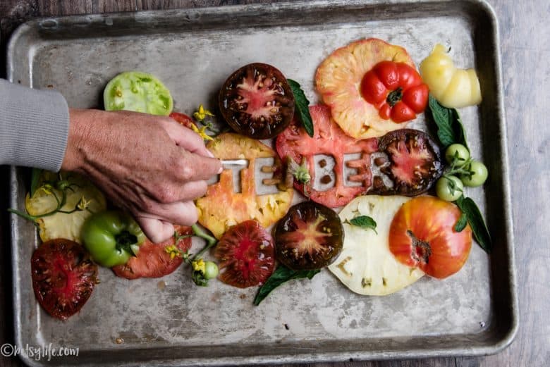 Creative Food Styling How To: Heirloom Tomatoes - Betsylife